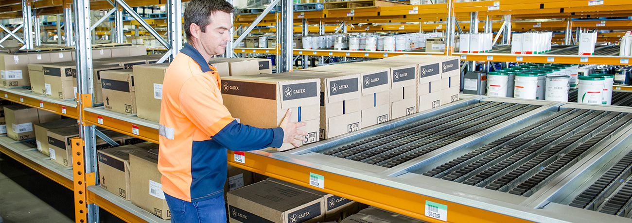 Colby Carton Live Storage (CLS) | Gravity fed, order picking system