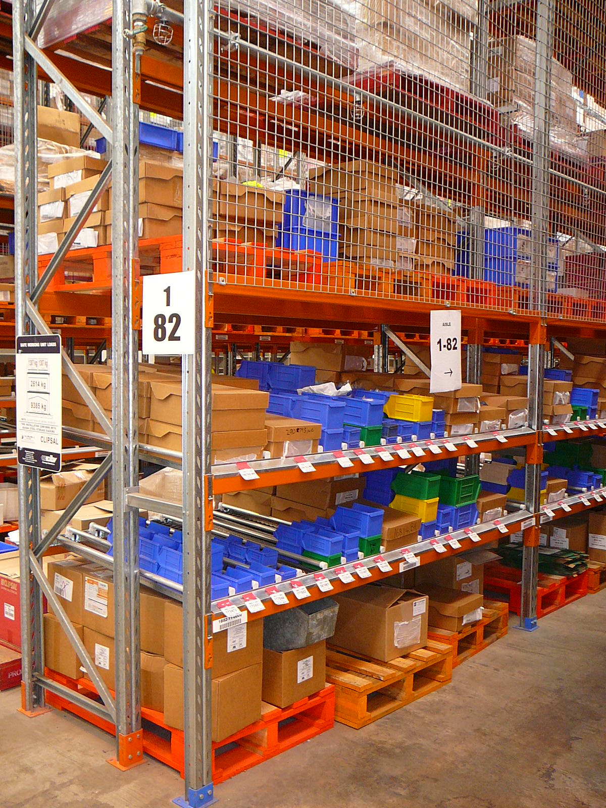 Colby Carton Live Storage (CLS) | Gravity fed, order picking system