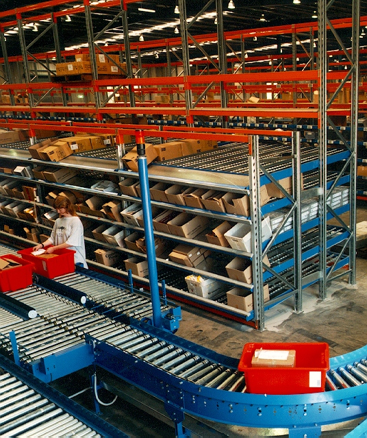 Colby Carton Live Storage (CLS) | Gravity fed, order picking system