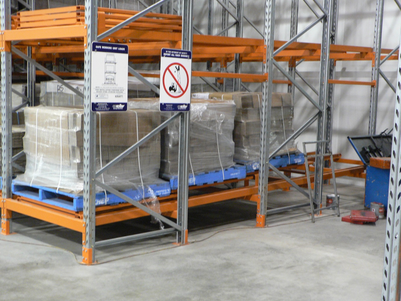 Colby Push Back Rack | Increase your picking efficiency