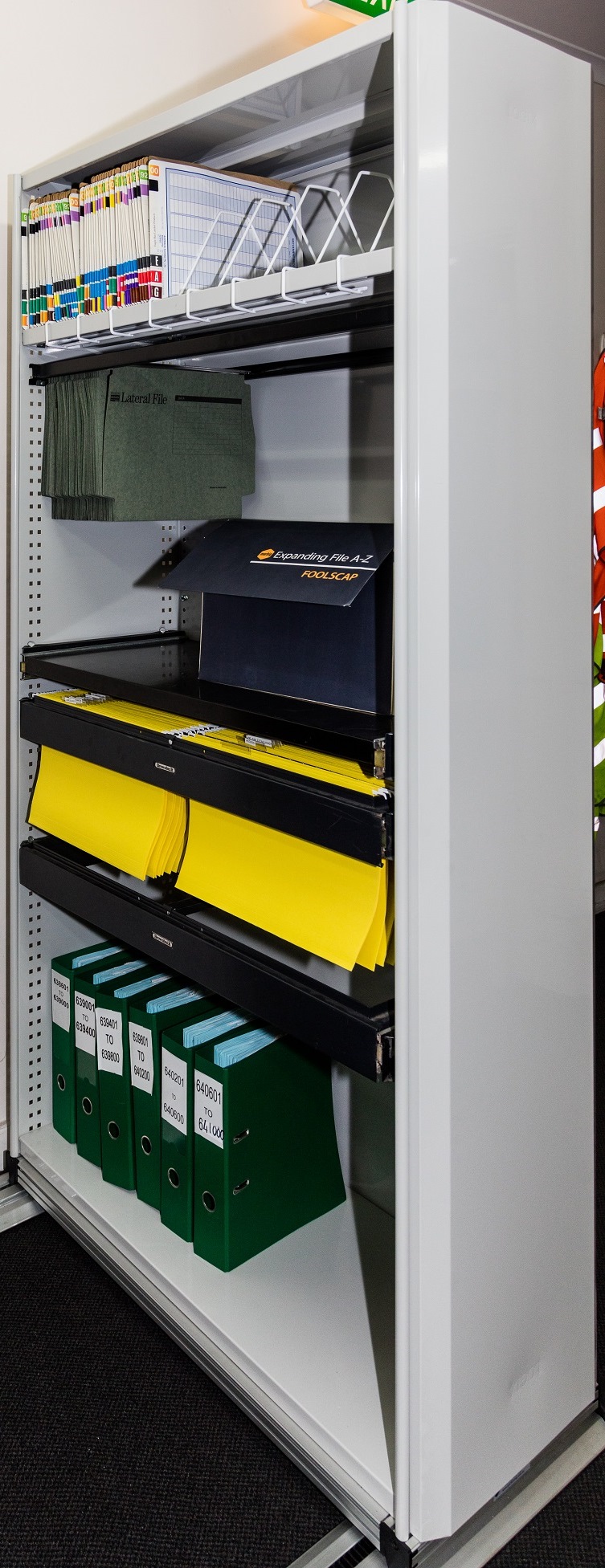 LOGIX Safe T Glide® RUT Mobile Storage System