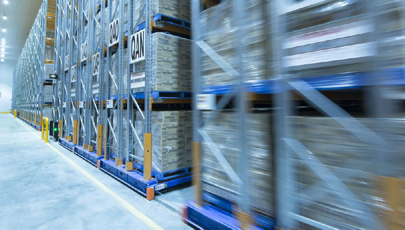 Mobile Pallet Racking | Electronically powered, high density storage